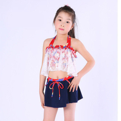 Exquisite Striped Girl Exclusive Swimsuit